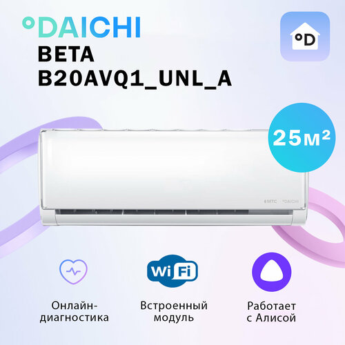 Сплит-система Daichi Beta B20AVQ1/B20FV1 Wi-Fi