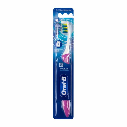Зубная щетка с батарейным питанием Oral-b Pulsar Pro Expert Medium, розовый, 1шт.