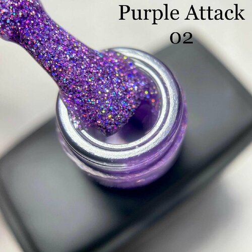 Гель-лак Delaro, коллекция Purple Attack #002, 10 ml