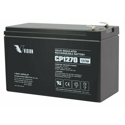 Аккумуляторная батарея Vision CP1270 12V 7 A*Ч