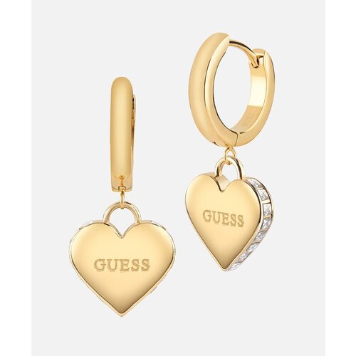Серьги с подвесками GUESS Falling in Love, размер 15 мм, золотой