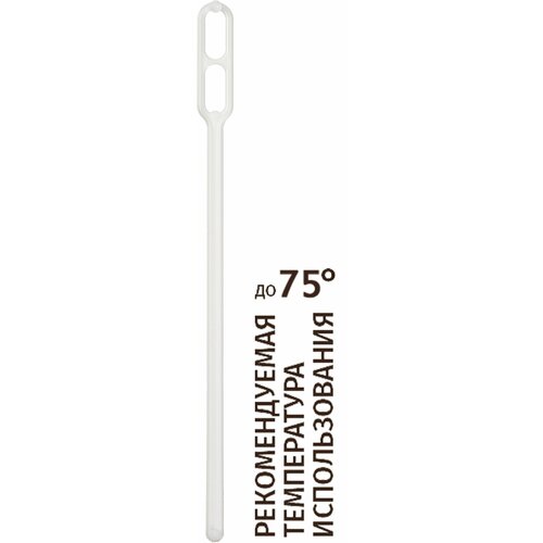Комус Размешиватель пластиковый одноразовый Эконом 120 мм, 500 шт., белый