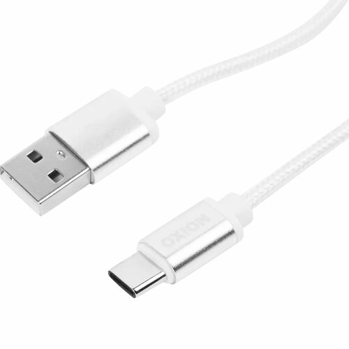 Кабель Oxion USB-Type-C 1.3 м 2 A цвет белый