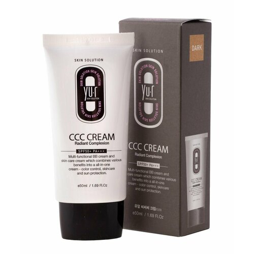 YU.R Корректирующий ССС крем Yu-r CCC Cream (Dark) SPF50+ PA +++, 50 мл.