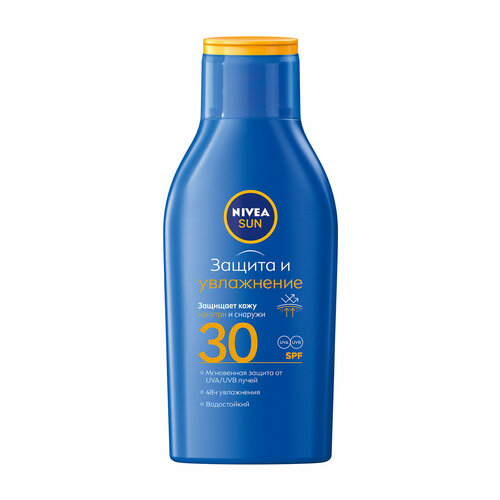 NIVEA Лосьон солнцезащитный для тела Защита и увлажнение СЗФ 30,100 мл