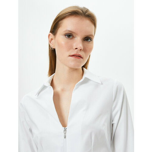 Рубашка  KOTON, размер 40, белый