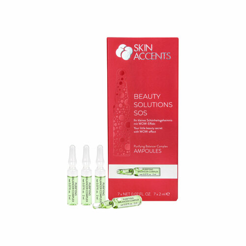 Inspira Cosmetics, Сыворотка для жирной кожи лица, себорегулирующая Purifying Balancer Complex7x2 мл