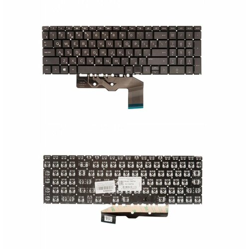 Keyboard / Клавиатура для ноутбука HP Envy 15-ED, 17-CG черная с подсветкой