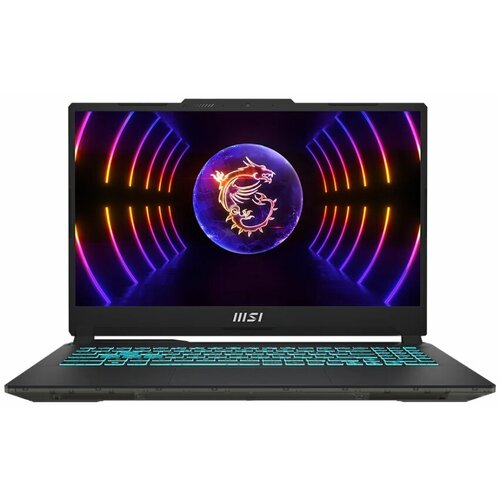 Ноутбук MSI MS-15K1 Cyborg 15 A12VE-1021XBY (9S7-15K111-1021) 15.6" FHD IPS 144Hz/i5-12450H/16GB/SSD512GB/RTX 4050 6GB/Blue Backlit/DOS/Translucent Black