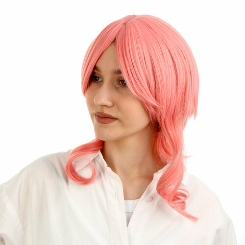 Карнавальный парик «Аниме» цвет розовый