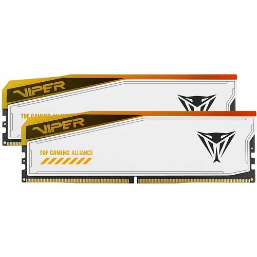 Память 32Gb (16Gbx2) PATRIOT Viper Elite 5 RGB TUF Gaming Alliance (PVER532G66C34KT) DDR5, DIMM, 6600Mhz, (retail)