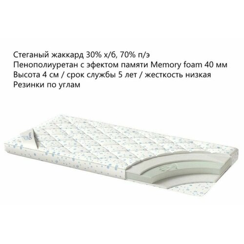 Наматрасник Corretto Memory 140x200