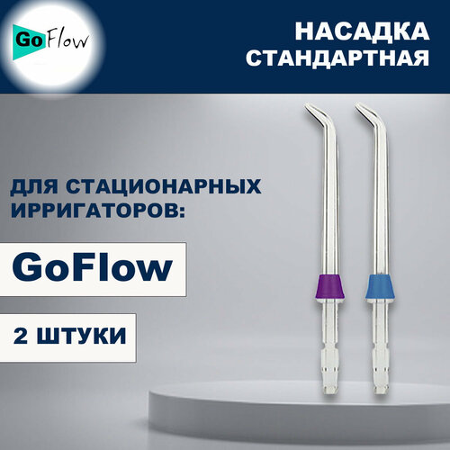 Стандартные насадки для стационарного ирригатора GoFlow, 2 штуки