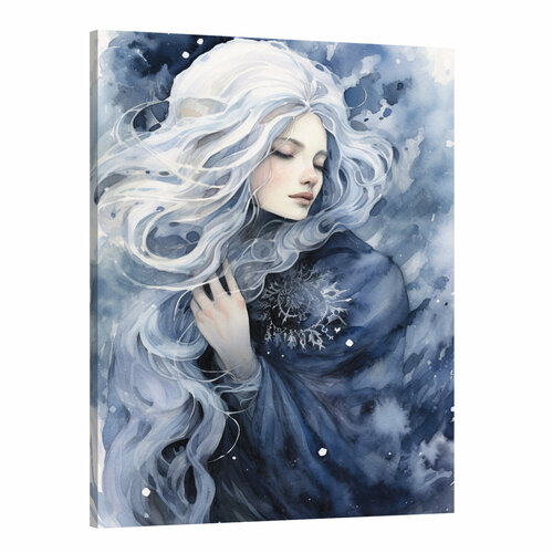 Интерьерная картина 50х70 "Ведьма с замороженным сердцем"
