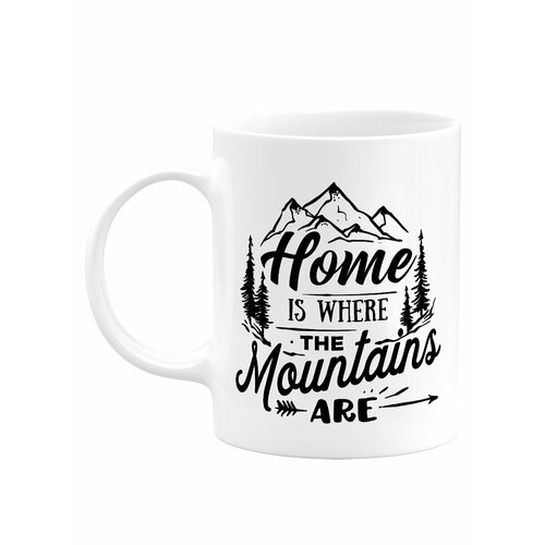 Кружка Приключения Home is where the mountains are Дом там, где горы