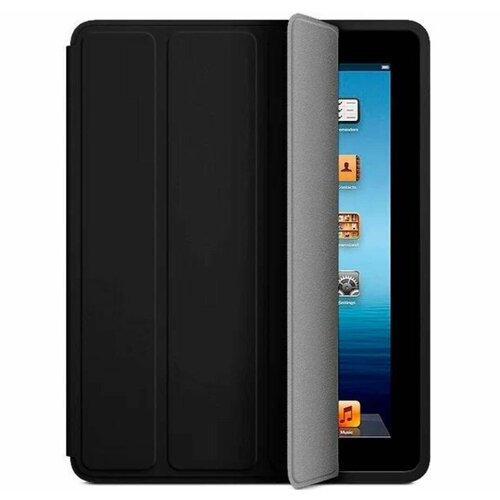 Apple iPad 2, 3, 4 Smart Case чехол книжка для планшета эпл айпад 2, 3, 4 чёрный смарт кейс
