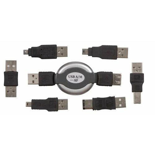 Набор USB 6 переходников + удлинитель (тип3) REXANT