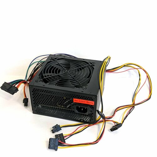 AA500 Блок питания ATX, 24pin/1*4pin/2*IDE/2*SATA, 12см fan, без кабеля питания, без упаковки