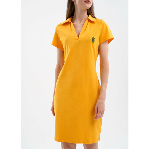 Платье Funday, размер 56, желтый