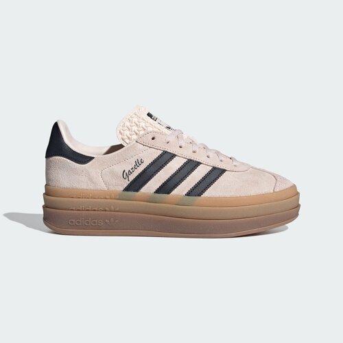 Кеды adidas Gazelle Bold, размер 40 EU, бежевый, черный