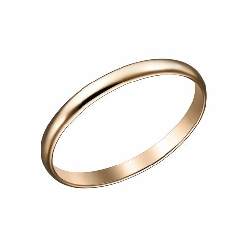 Перстень Золотое кольцо 585 пробы Обручальное, красное золото, 585 проба, синий, золотой