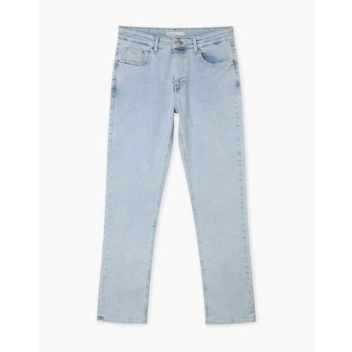 Джинсы зауженные Gloria Jeans, размер 42/176, голубой, синий