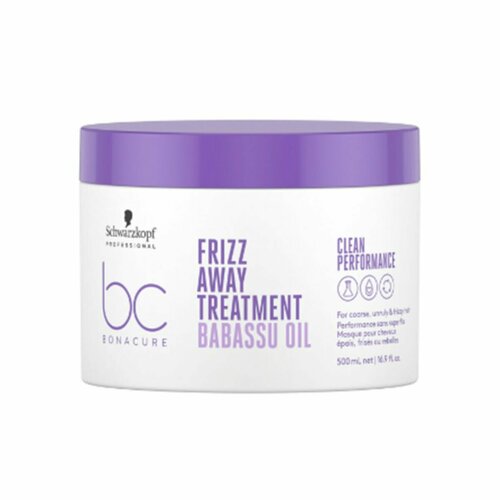 Schwarzkopf BC Bonacure Frizz Away Treatment - Маска разглаживающая для жестких и непослушных волос 500 мл