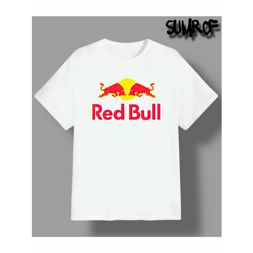 Футболка red bull, размер XL, белый