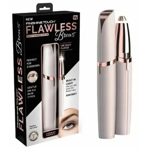 Триммер для бровей женский FLAWLESS BROWS, белый