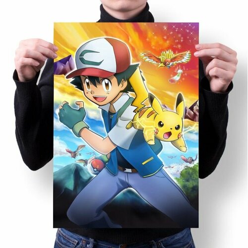 Плакат Pokemon, Покемон №7, А4