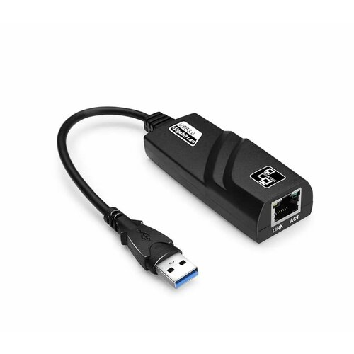 Адаптер Ethernet Adapter USB 3.0 - RJ45, черный