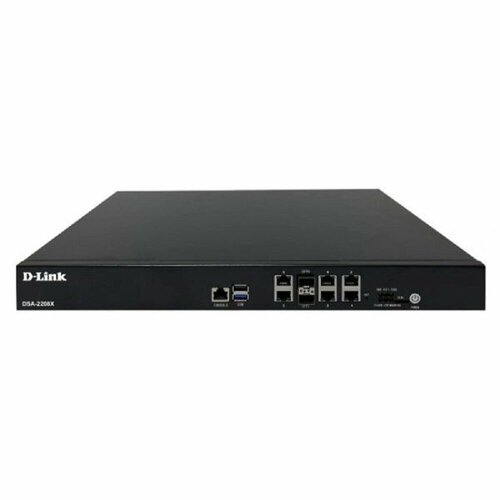 D-Link SMB Сетевое оборудование D-Link DSA-2208X/A1A Сервисный маршрутизатор с 6 настраиваемыми портами 10/100/1000Base-T и 2 портами 10GBase-X SFP+