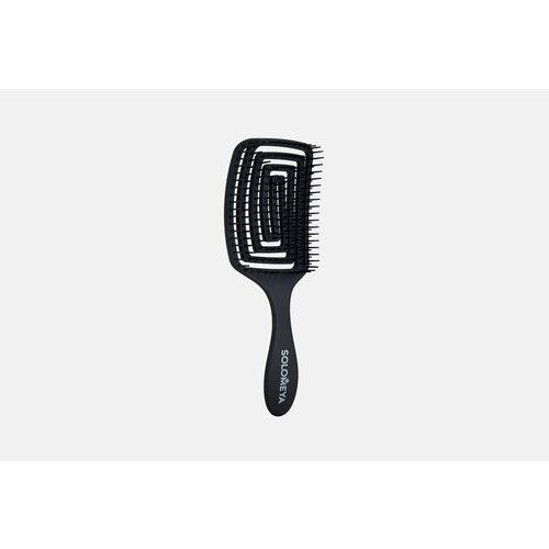 Расческа для сухих и влажных волос c ароматом винограда SOLOMEYA Wet Detangler Brush Paddle Grape