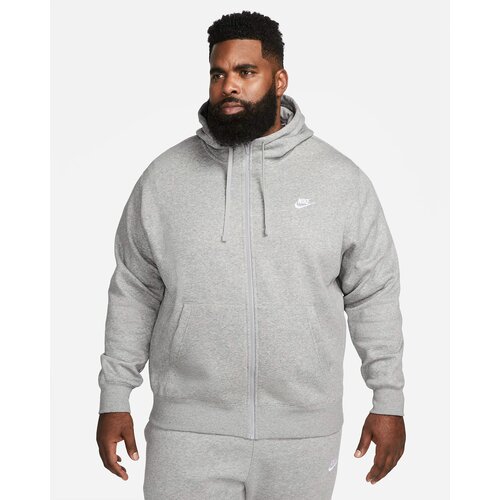 Толстовка спортивная NIKE Sportswear Club Fleece, размер S, серый