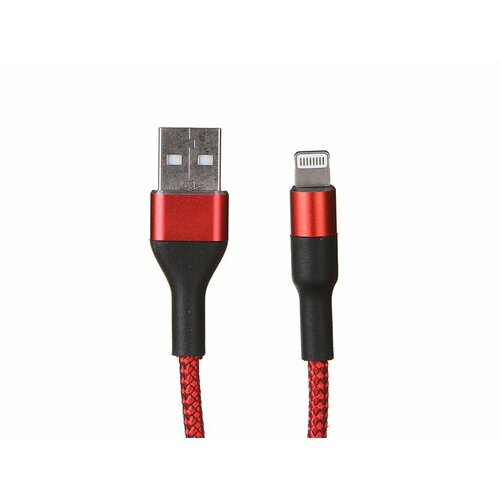 Аксессуар Media Gadget Lightning 2A 1m Red