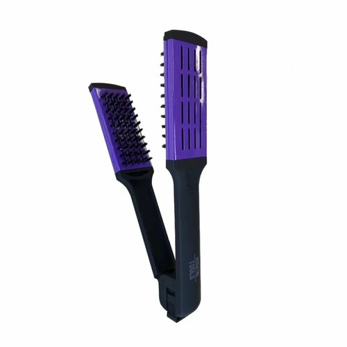 Расческа зажимная Keratin Tools фиолетовая для кератинового выпрямления волос, ботокса , укладки