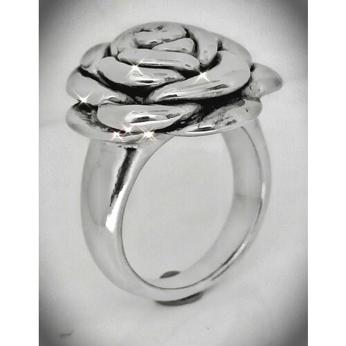Перстень Эстерелла Роза, серебро, 925 проба, родирование, размер 18