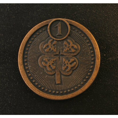 Сувенирная монета Магазин сокровищ "Фелисита" цвет медь