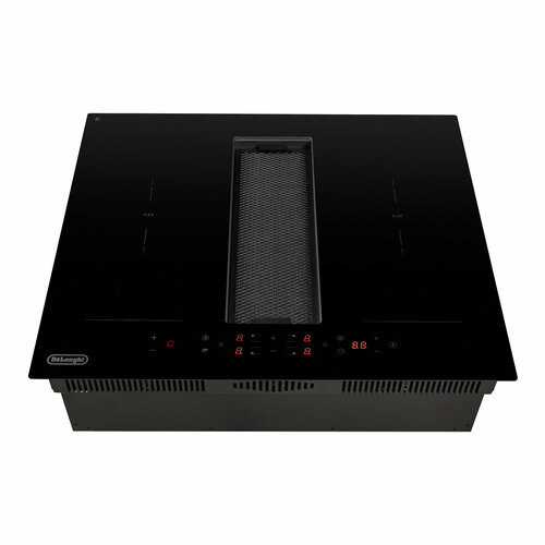 DeLonghi Индукционная варочная панель со встроенной вытяжкой ELETTRA 4B2F TC ARIA, черный