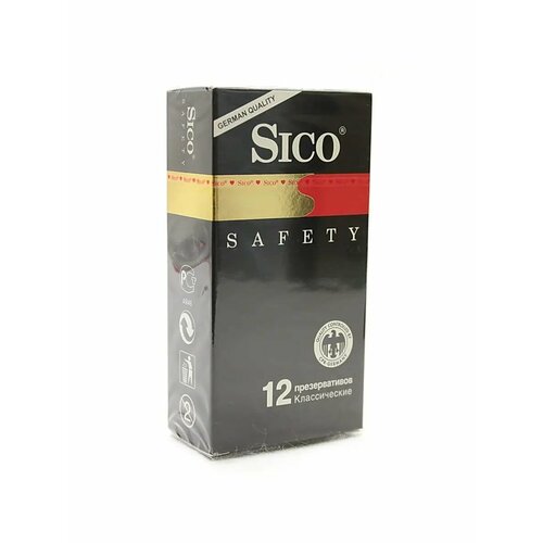 Презервативы Сико (Sico) Safety классические, 12 штук