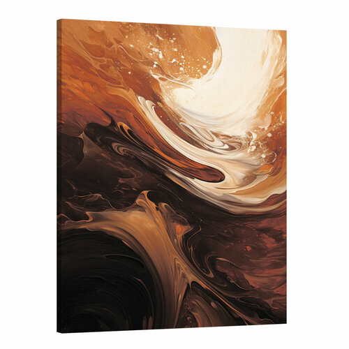 Интерьерная картина 50х70 "Шоколадный шторм"