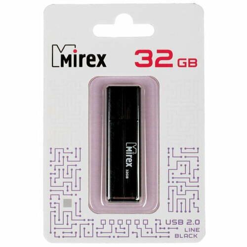 Память USB Flash 32 ГБ Mirex LINE [13600-FMULBK32]