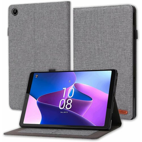 Холщовый откидной чехол MyPads для Lenovo Tab M10 Plus (3rd Gen) TB-125/TB-128, xiaoxin Pad 10,6 2022