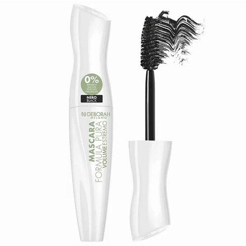 Тушь для ресниц DEBORAH MILANO FORMULA PURA MASCARA объём 12мл черный, Италия - 1шт