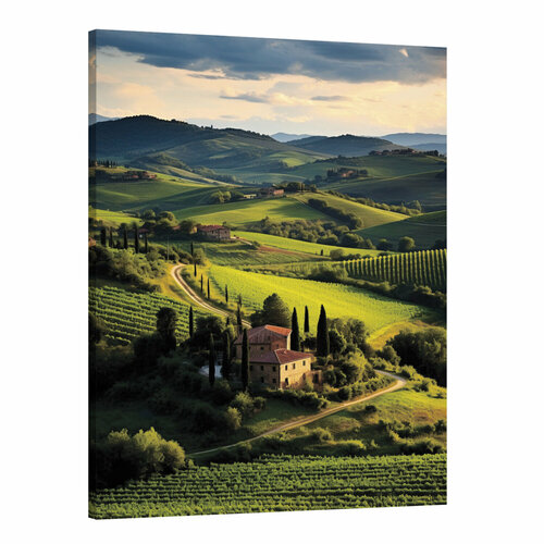 Интерьерная картина 50х70 "Италия: пленительные виды"