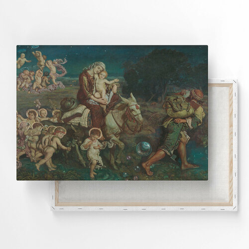 Картина на холсте, репродукция / Уильям Холман Хант - The Triumph of the Innocents / Размер 40 x 53 см