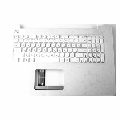 Топкейс с клавиатурой для ноутбука Asus X756UA TopCase Белая 13NB0A03AM0221 90NB0A03-R30201