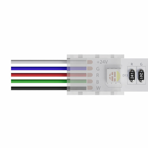 Коннектор для ввода питания Arte Lamp STRIP-ACCESSORIES A30-12-RGBW / IP20 / белый