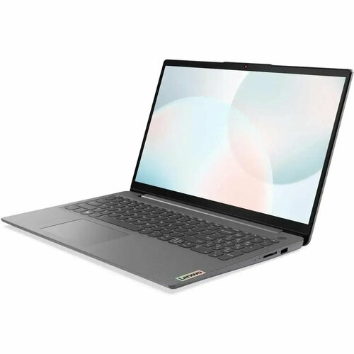 Ноутбук Lenovo IdeaPad 3 15IAU7, 15.6" (1920x1080) IPS/Intel Core i5-1235U/8ГБ DDR4/512ГБ SSD/Iris Xe Graphics/Без ОС, серый (82RK011TRK)