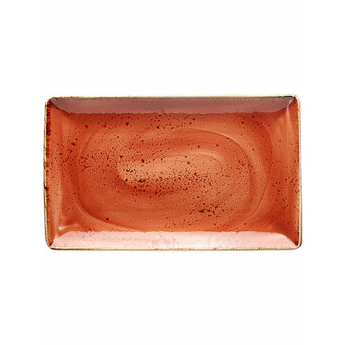 Блюдо прямоугольное Steelite Craft Terracotta фарфоровое 27x16,8 см